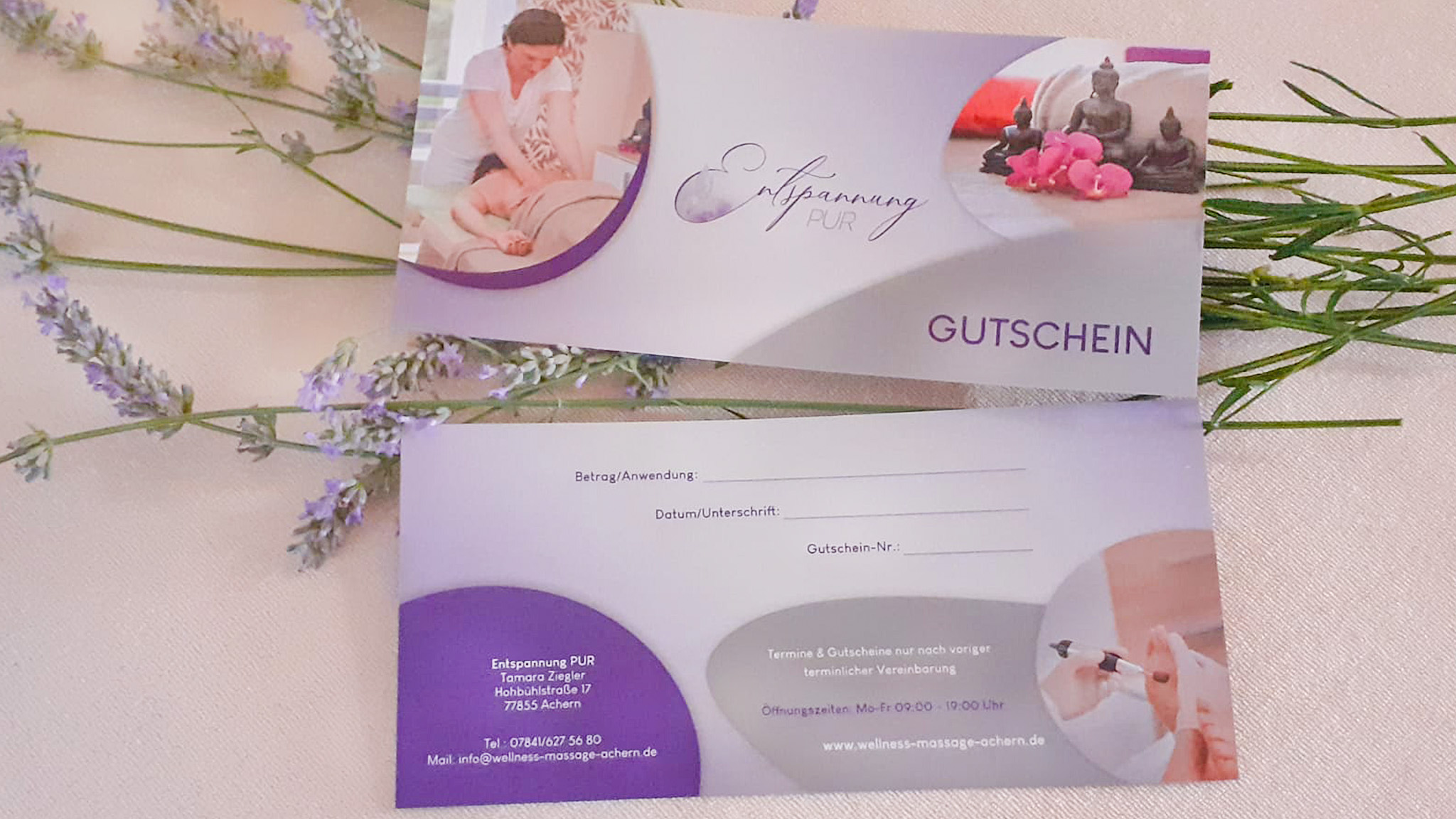Geschenkgutschein - Wellness-Massagen-Achern